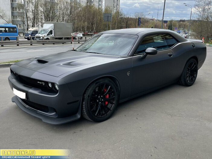 Капот Hellcat с жабрами на Додж Челленджер (Dodge Challenger) 2014 ...