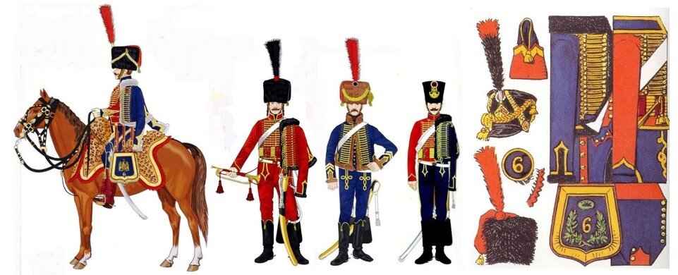 Французские гусарские полки, воевавшие в 1812 году в России | Петр ...