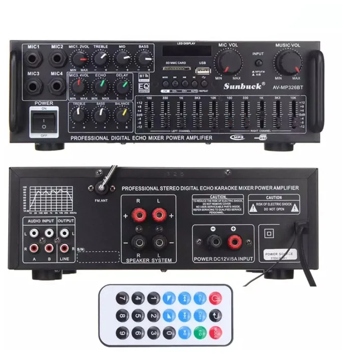 Sunbuck AV-MP326BT - или что может Китайский усилитель за пятерку ...