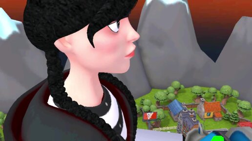 Сосед стал Уэнсдей Адамс привет сосед ! Новые тайны в Dark Riddle ...