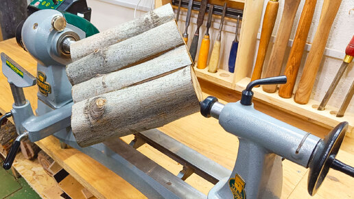 Токарка по дереву | А что, ТАК можно было? Превращаем дрова в красивую ...