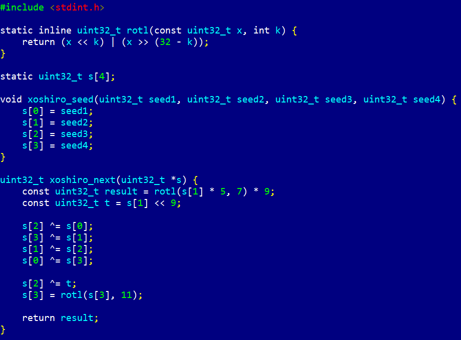 Генератор случайных чисел XoShiRo | ZDG | Дзен