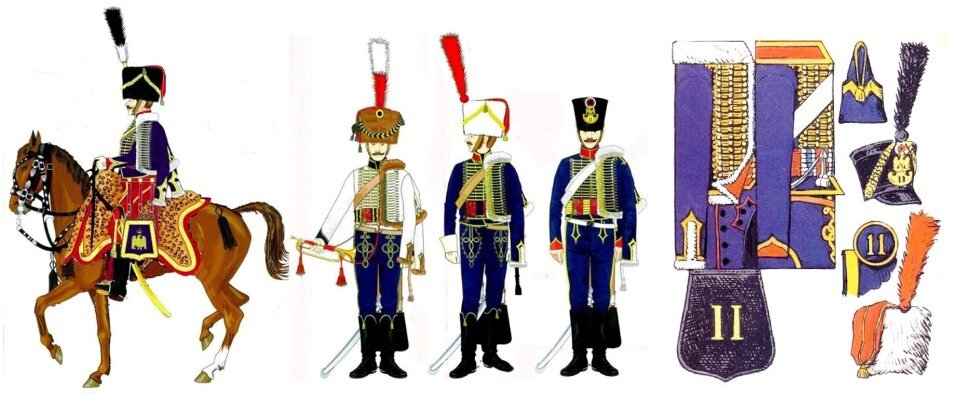 Французские гусарские полки, воевавшие в 1812 году в России | Петр ...