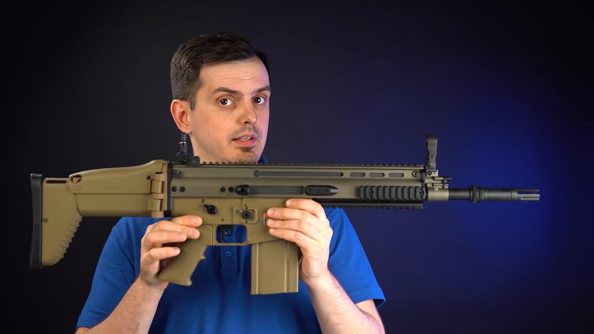 Обзор страйкбольной штурмовой винтовки SCAR-H от фирмы ARES ...