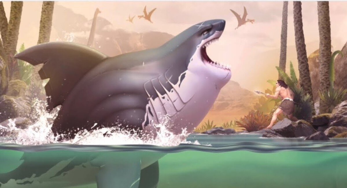 Смотрим доисторический геймплей Hungry Shark Primal | App-Time.ru | Дзен