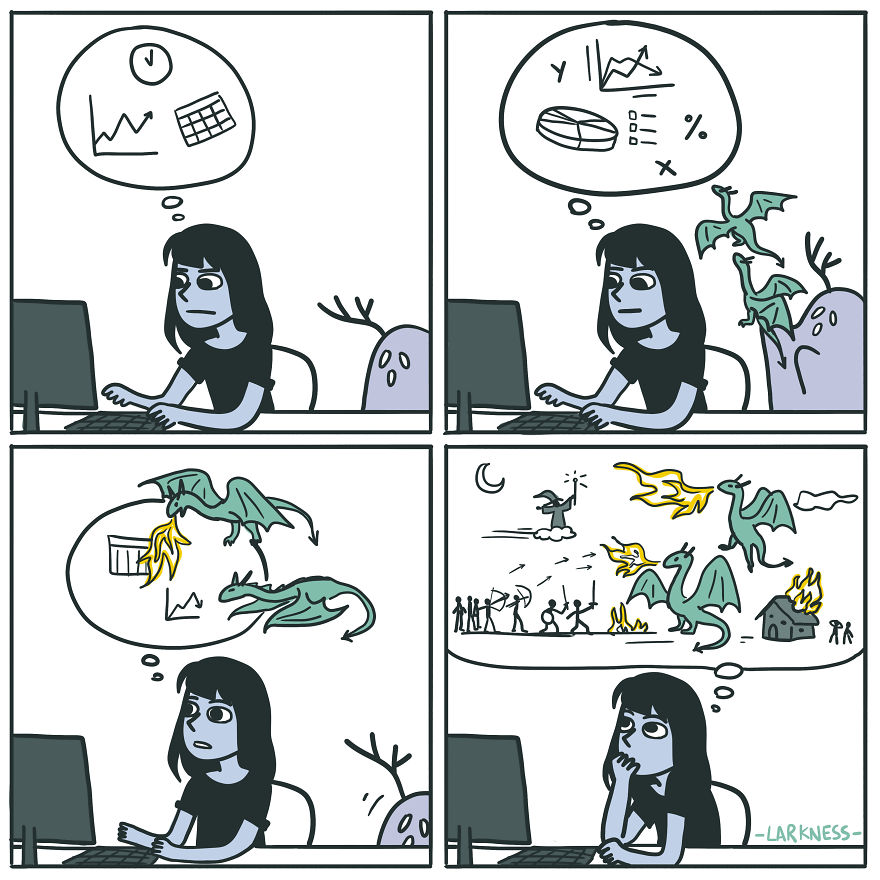 Бразильская художница рисует комиксы о своих внутренних конфликтах Мир комиксов Дзен