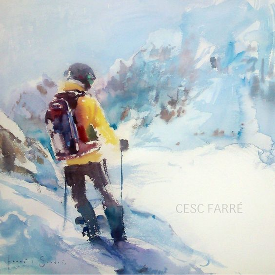 Зимние акварели Сеск Фарре (Cesc Farré) | Творческая Студия Елены ...