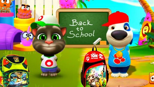 Мой Говорящий Том 2 #21 друзья Анджела Ухаживаем за питомцем #Том_2 # ...