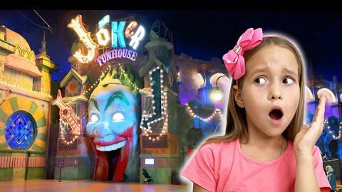 Челлендж в лабиринте супергероев с Софией и папой / Challenge in the maze of superheroes with ...