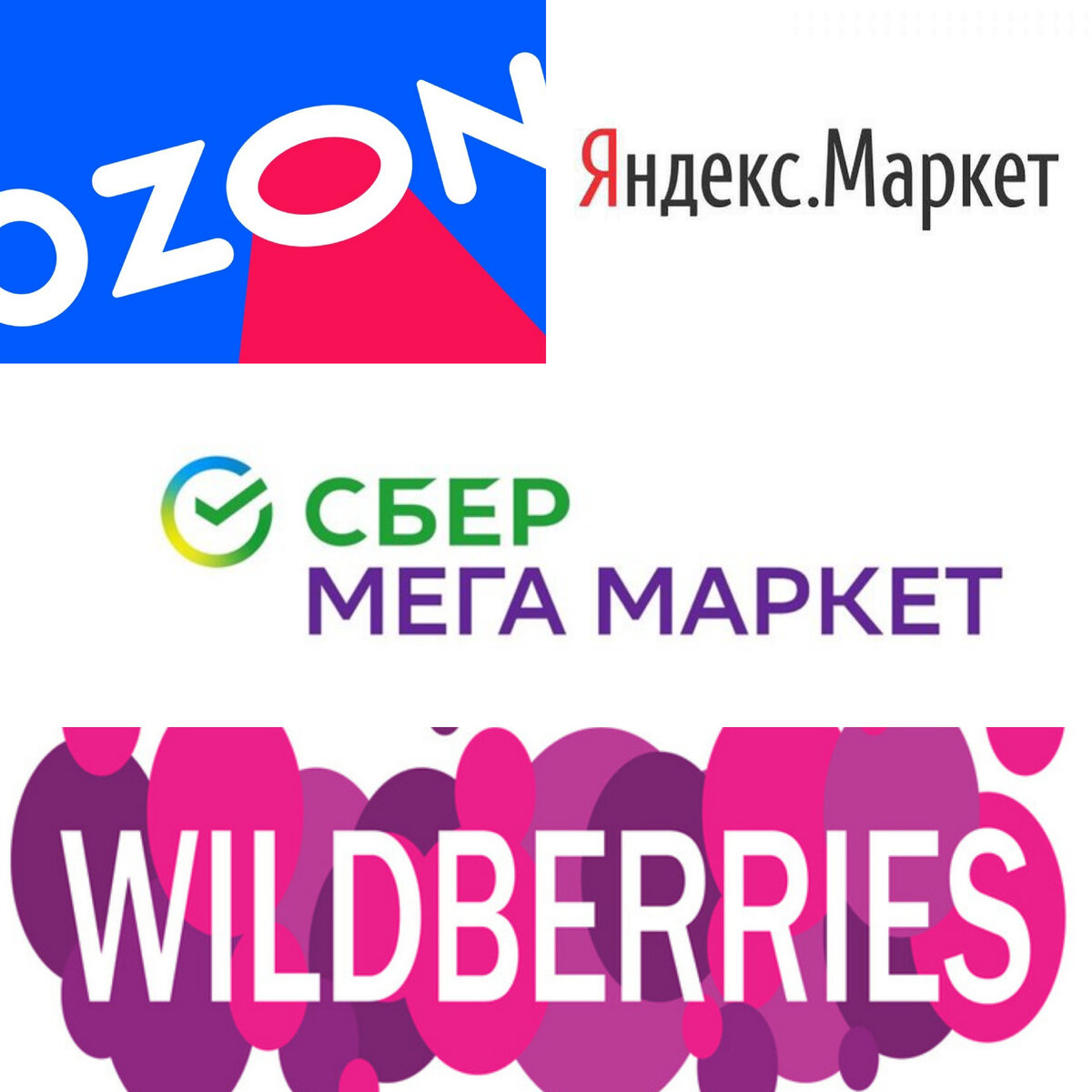 Обзор маркетплейсов. Озон, Яндекс.маркет, Вайлдберриз, Сбермегамаркет ...