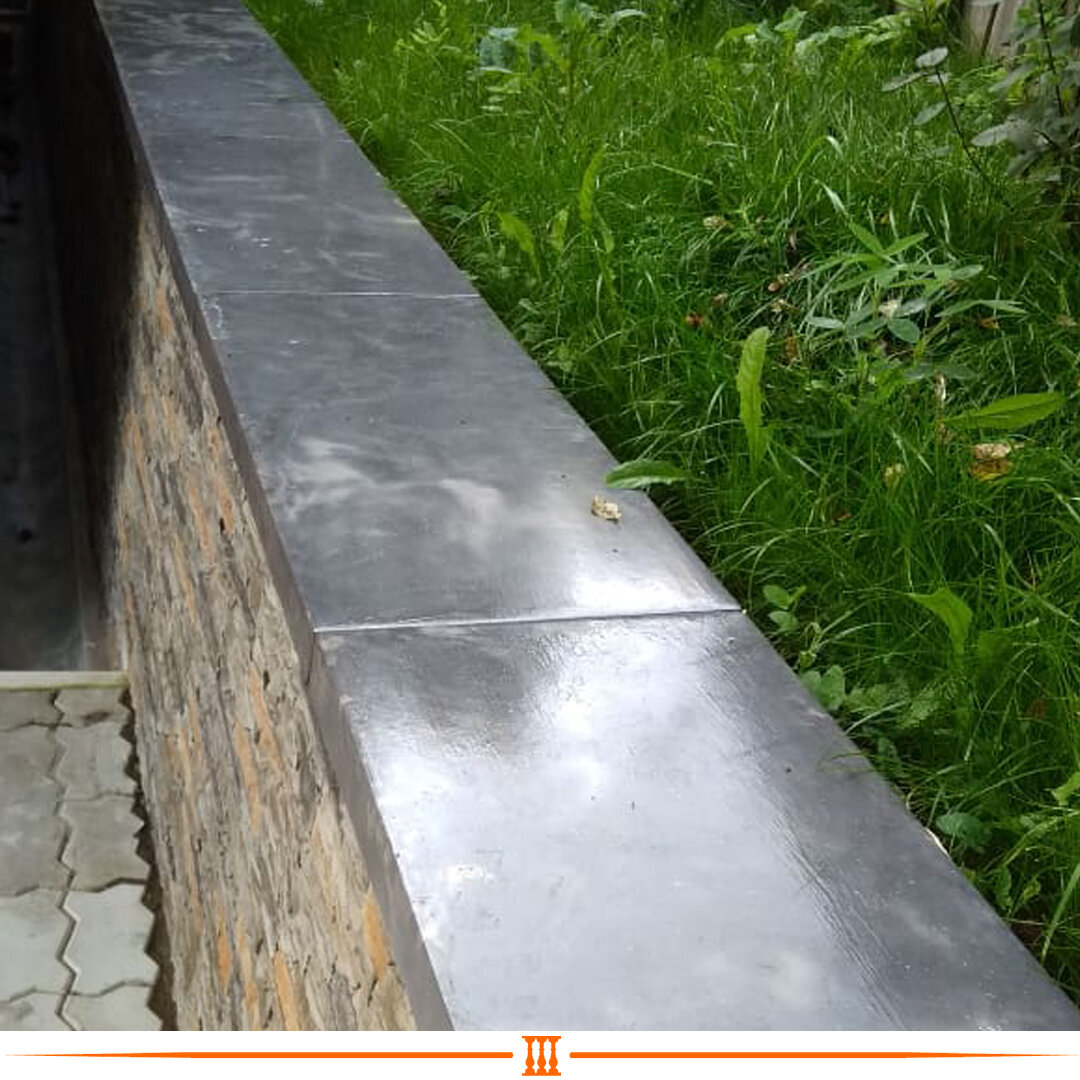 Парапетные крышки из цветного архитектурного бетона | Архитектурный ...