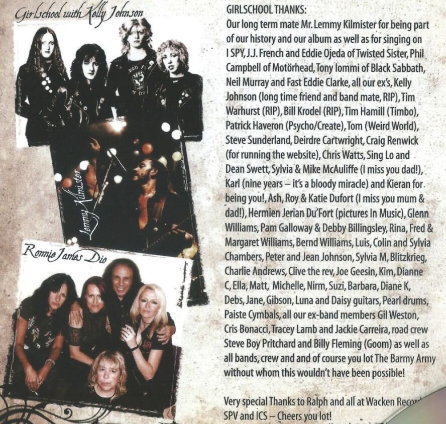 Girlschool «Legacy», 2008 г. ~ как 50-летние тётки выдали супер-метал ...