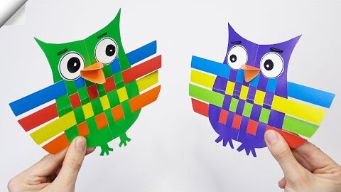 DIY Moving Paper OWL - Easy Paper Crafts | 123 Easy Paper Crafts for ...