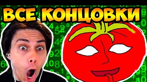 ПОМИДОРКА.EXE - ВСЕ КОНЦОВКИ ! - Mr. Tomatos All Endings | Mr DeKart | Дзен