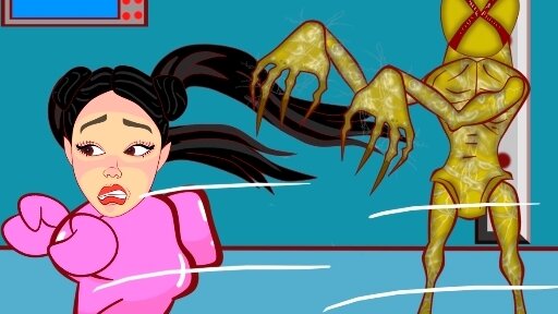 Белла Поарч , Хаби Лейм и эффект Искажение в Эмонг Ас : за мной гонится ...