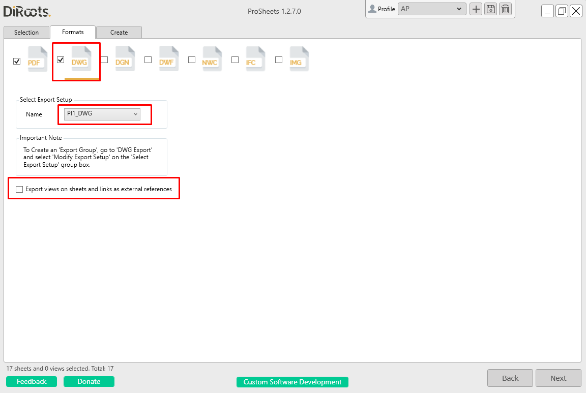 DiRoots ProSheets: Быстрая печать pdf и экспорт в dwg из Revit | Даша ...