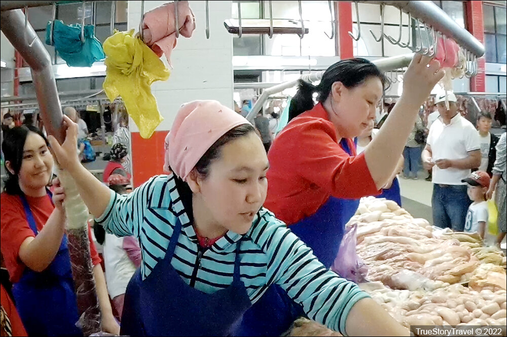 Киргизия - 5 продуктов на рынке, которые я не встречал в России ...