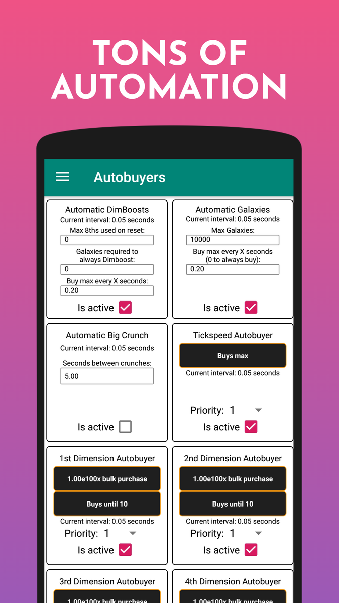 Antimatter dimensions guide
