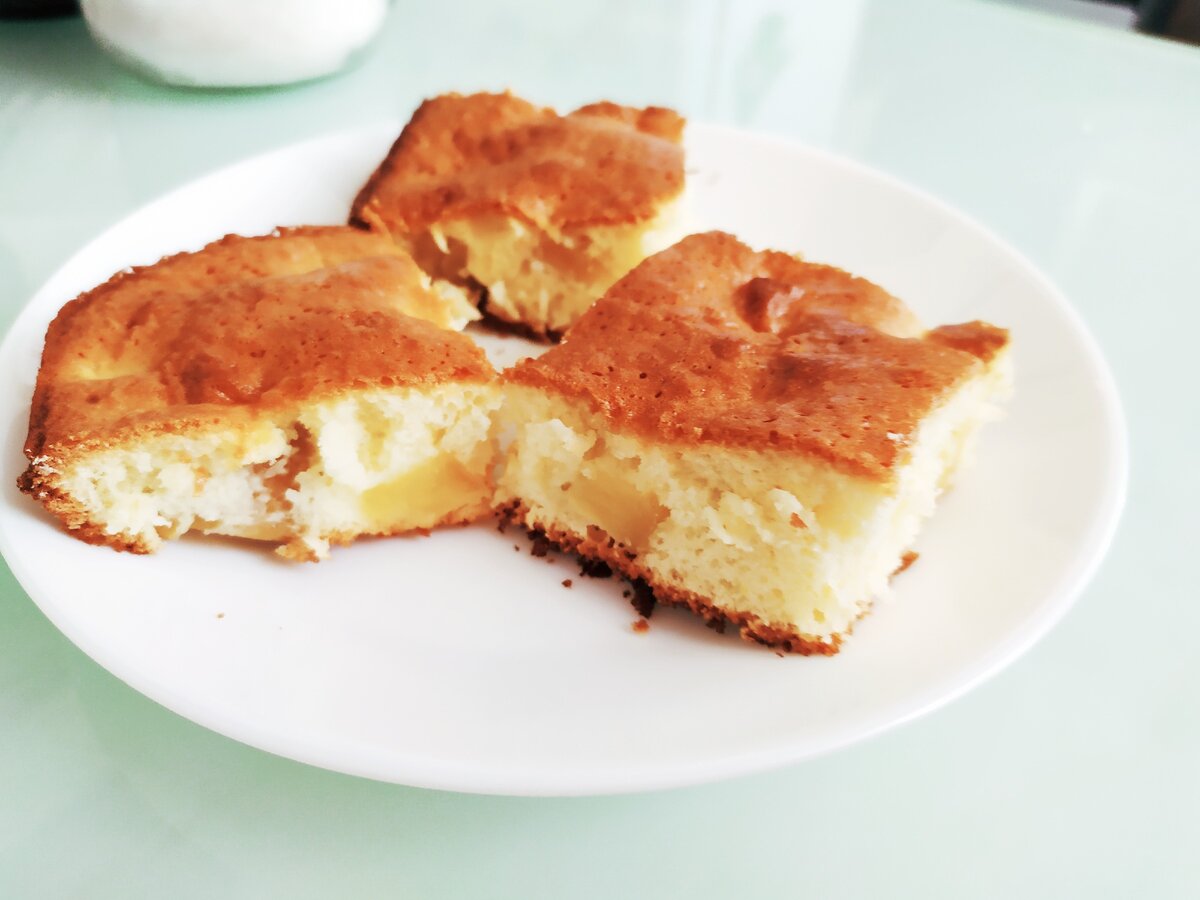 Вкусная шарлотка к чаю "Два стакана": лёгкий и быстрый рецепт | Ponchik_Life | Дзен