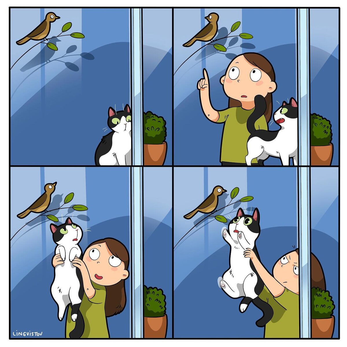 Художница из Татарстана рисует смешные комиксы про кошек Мир комиксов Дзен