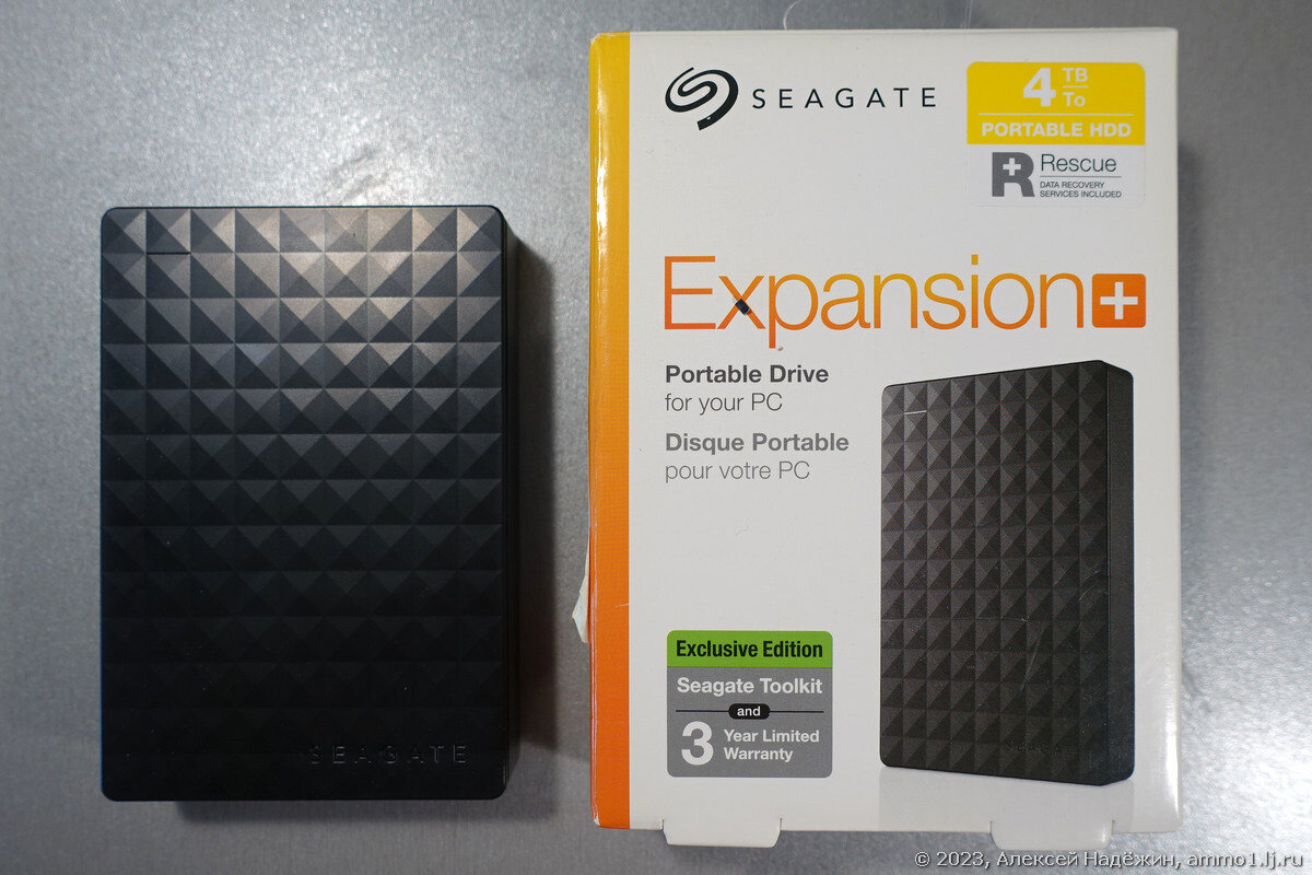 Что внутри у внешнего жёсткого диска Seagate Expansion+ 4TB | Алексей Надёжин о технике и не ...