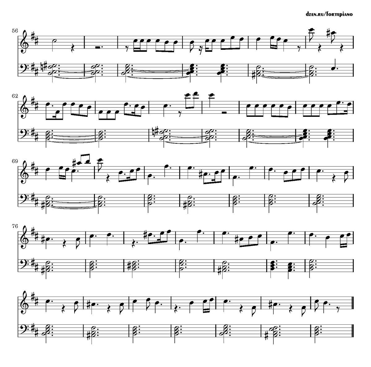 SHAMAN - МОЯ РОССИЯ (бесплатные ноты для игры на синтезаторе и ...