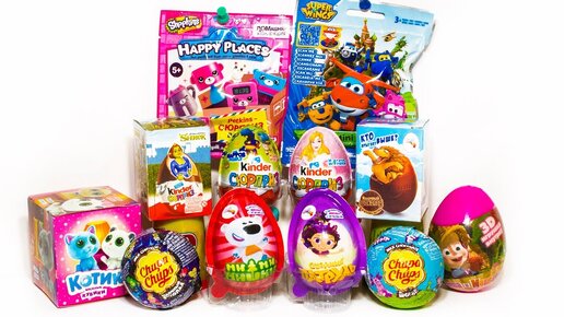 12 Киндер Сюрпризов СКАЗОЧНЫЙ ПАТРУЛЬ Маша и Медведь МИ-МИ-МИШКИ ...