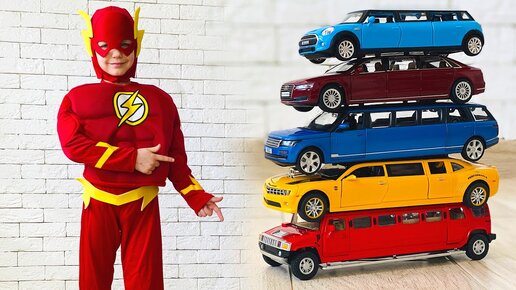 Mark and Superhero Cars Collection for Kids | Mark Production | Дзен