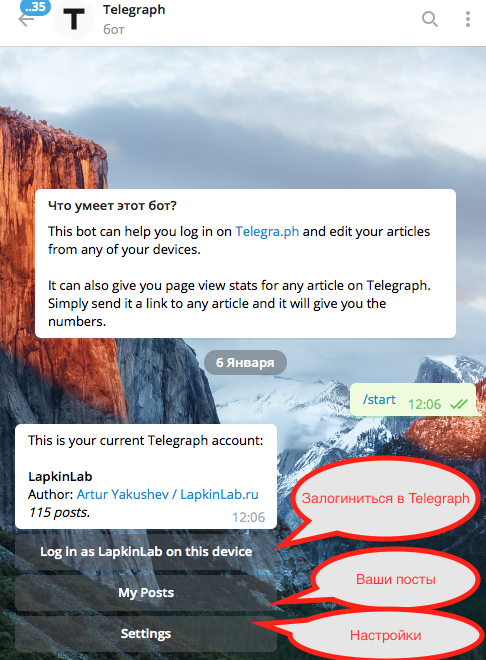 Как пользоваться блог-платформой Telegraph от Telegram? | Твой Telegram ...
