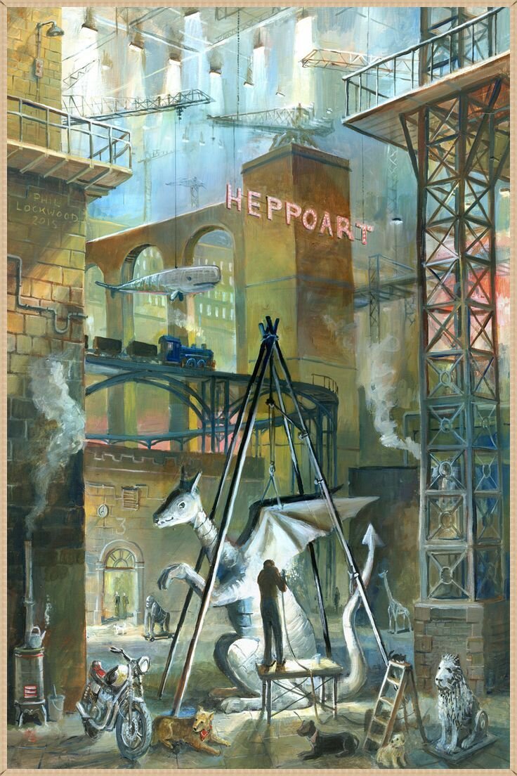 НОЧНЫЕ ГОРОДА АНГЛИЙСКОГО ХУДОЖНИКА ФИЛА ЛОКВУДА | ART&SHOСK-studio | Дзен