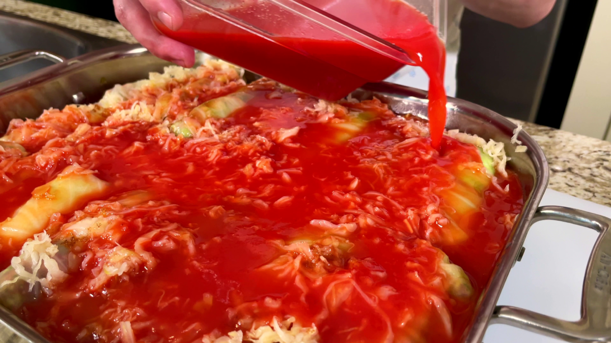 Как вкусно приготовить Голубцы Рецепт голубцов в гостях у Вани