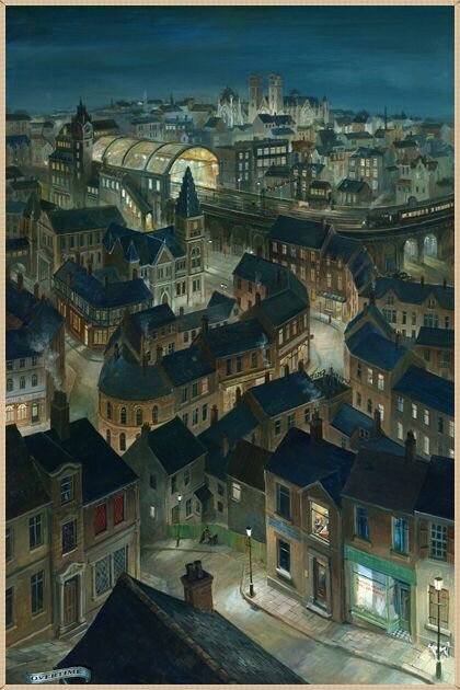 НОЧНЫЕ ГОРОДА АНГЛИЙСКОГО ХУДОЖНИКА ФИЛА ЛОКВУДА | ART&SHOСK-studio | Дзен