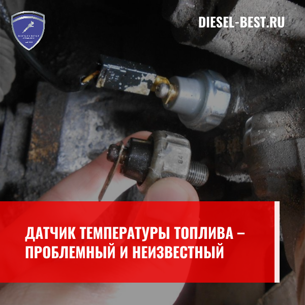 Датчик температуры топлива проблемный и неизвестный Dieselbest Дзен