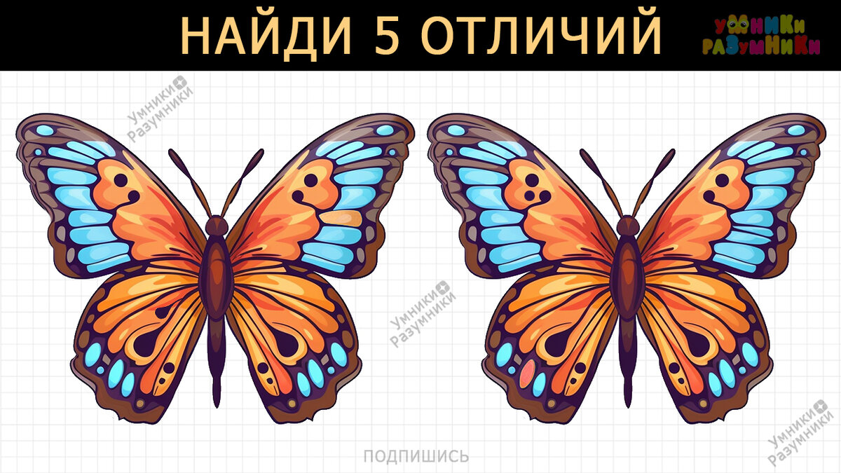 4 отличия найти легко, а попробуй найти все пять ⭐️ Задания №48 ...