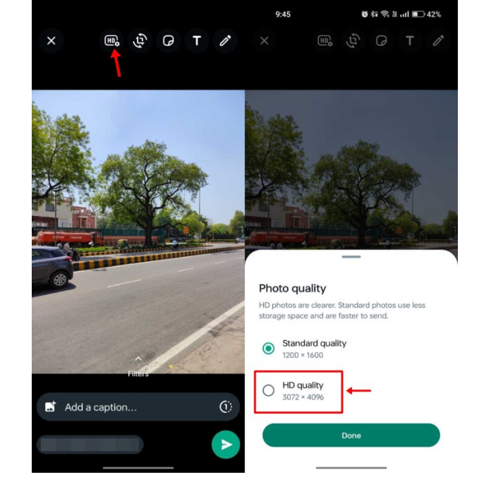 Настройка WhatsApp для обмена фотографиями в HD-разрешении | За три ...