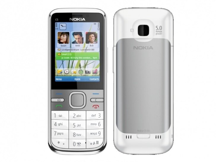 Nokia C5-00 5 MP — недорогой, но стильный кнопочный телефон с большой ...