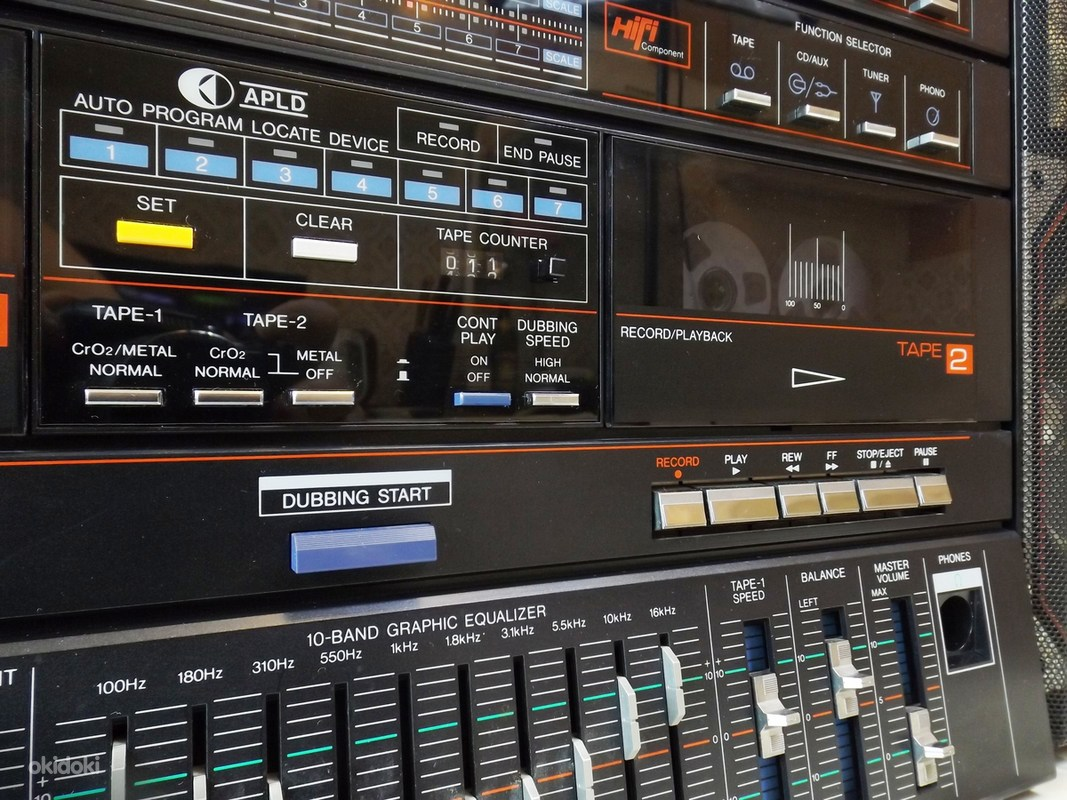 Самая мощная магнитола в СССР "Sharp HK-9000" | Радиотехник | Дзен