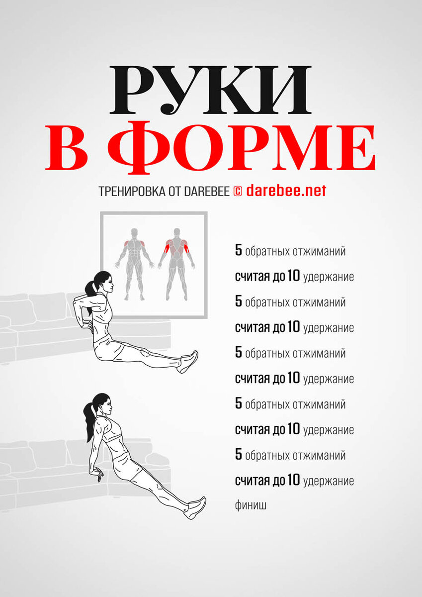 Руки в форме | Darebee на русском | Дзен